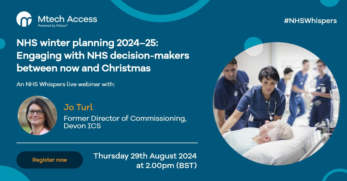 NHS winter planning 2024–25 – Engaging with NHS decision-makers between ...