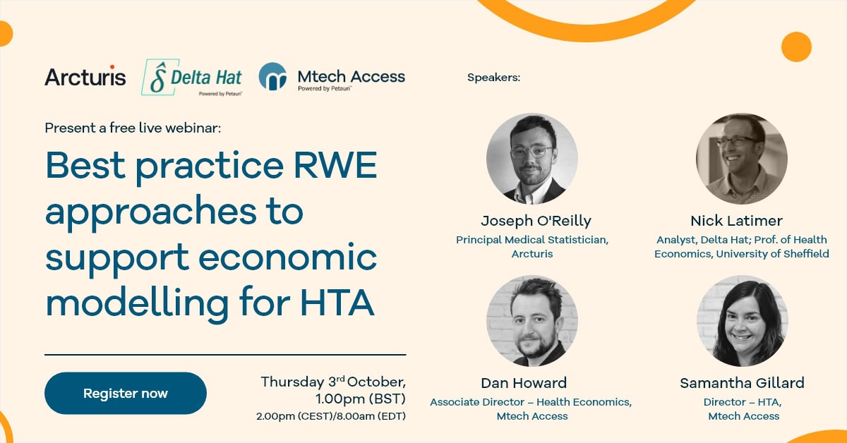 Best practice RWE approaches to support economic modelling for HTA - PMLiVE